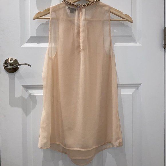 Zara | Tops | Zara Light Ballet Pink Sheer Top | Poshmark